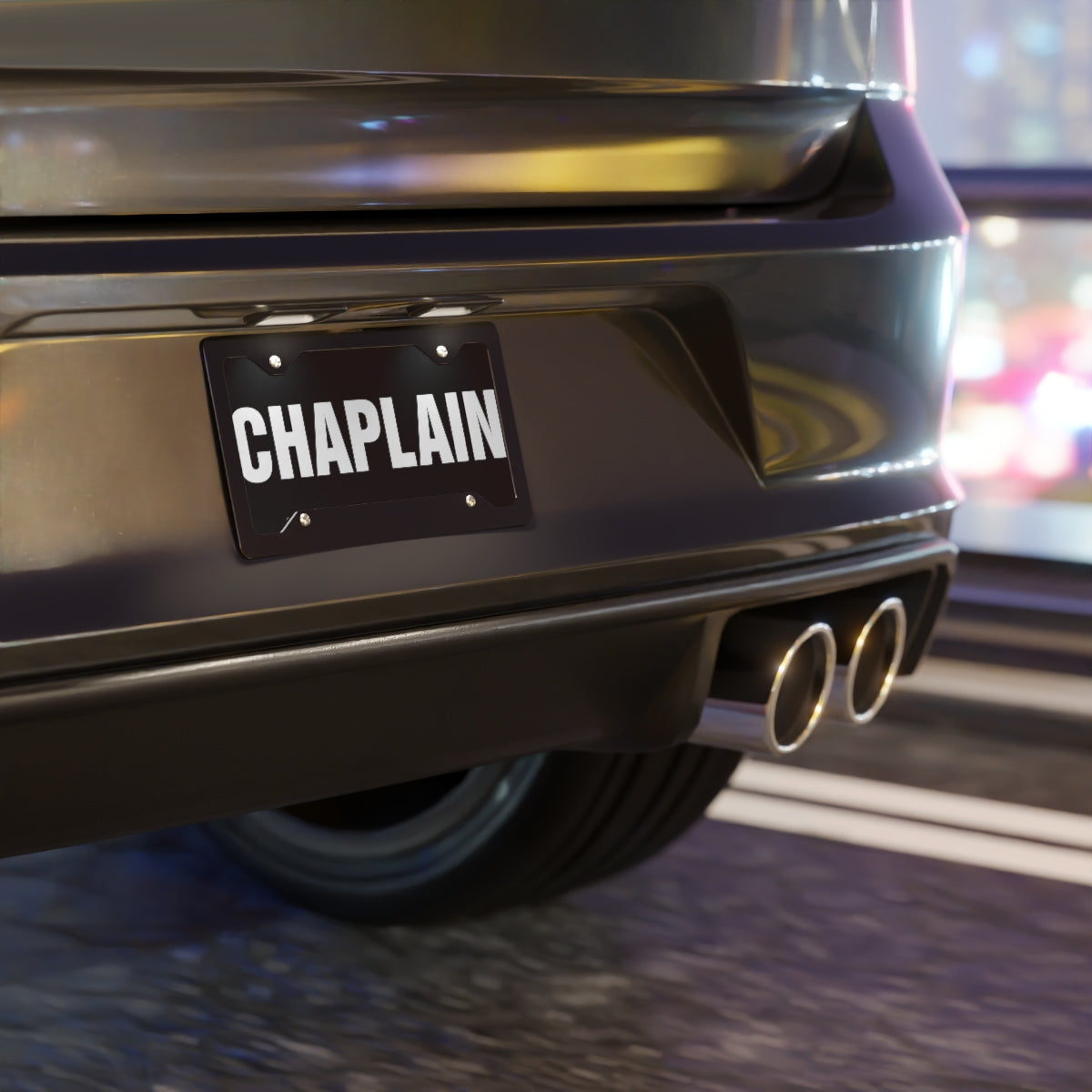 CHAPLAIN Vanity Plate – First Responders Store
